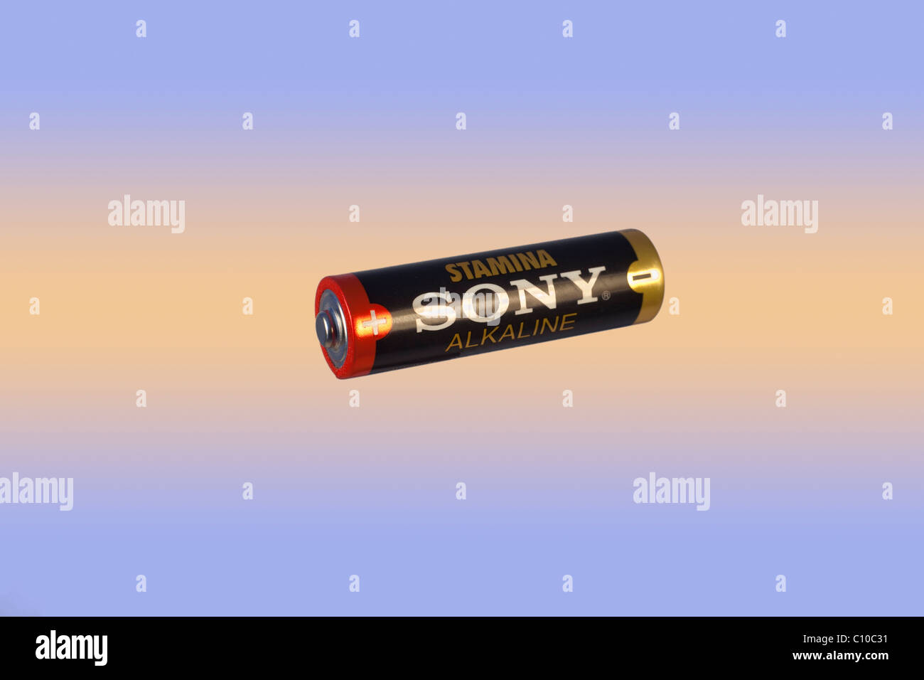 An AA sized battery Stock Photo - Alamy