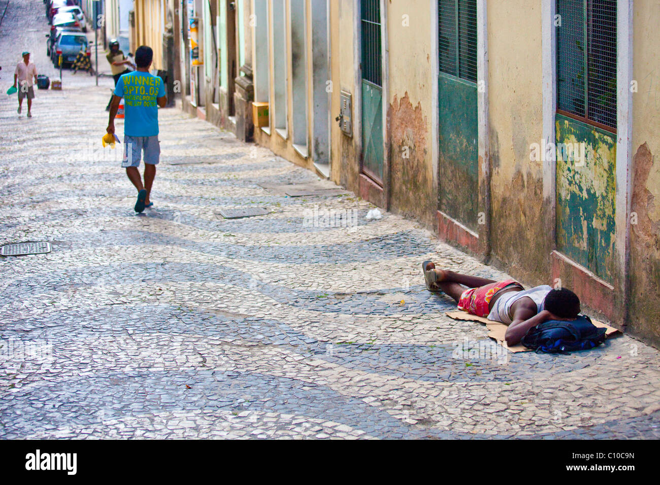 Homeless in Salvador, Bahia, Brazil Stock Photo - Alamy