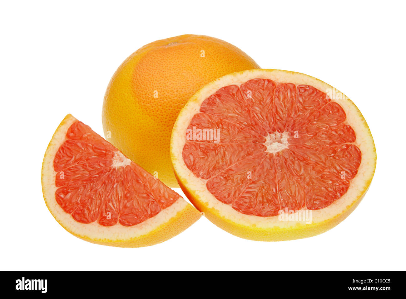 Red yellow grapefruit Cut Out Stock Images & Pictures - Alamy