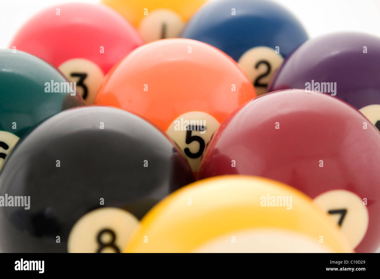 Pool balls with numbers hi-res stock photography and images - Alamy