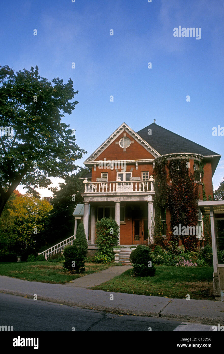 home, house, Outremont District, city of Montreal, Montreal, Quebec ...