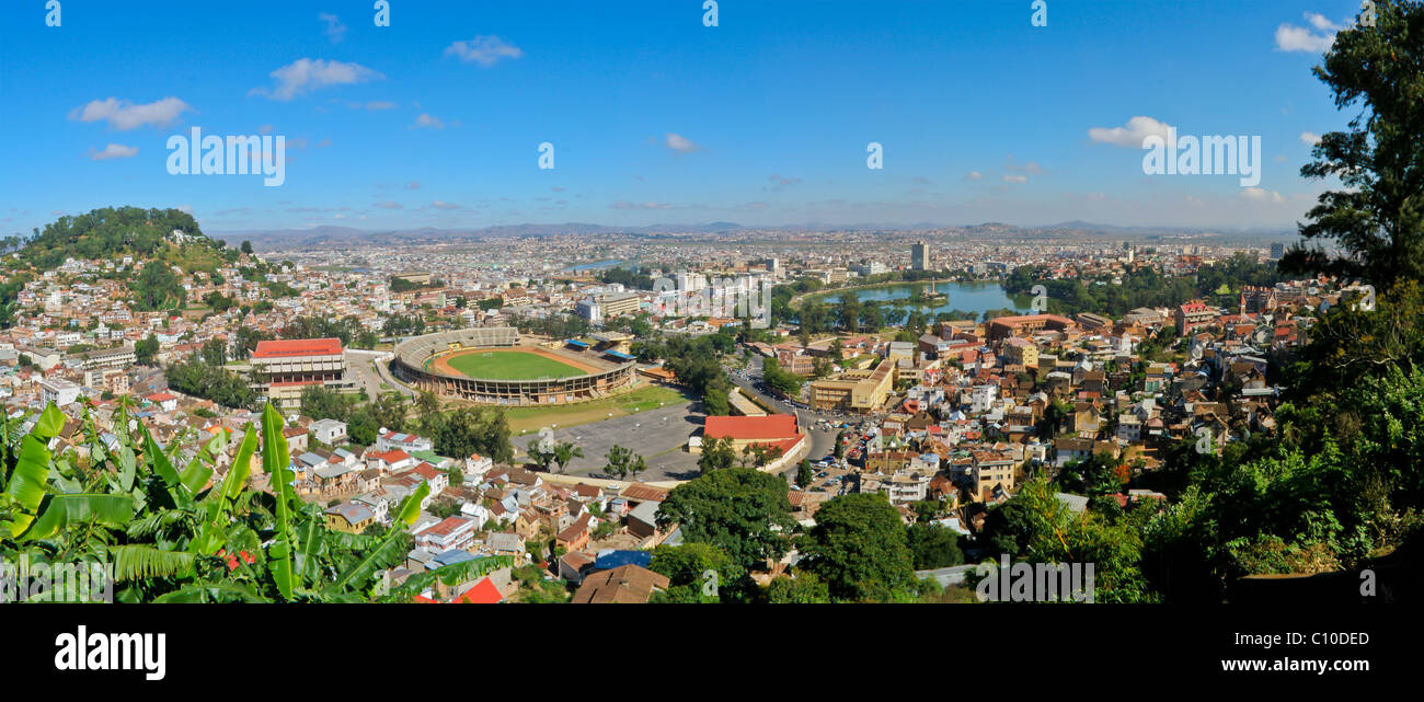 Panoramic view of Antananarivo, the capital of Madagascar Stock Photo ...
