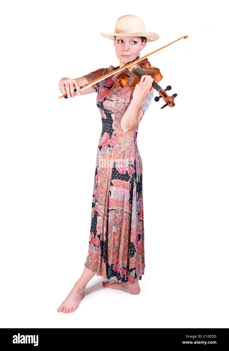 young woman plays the viola Stock Photo - Alamy