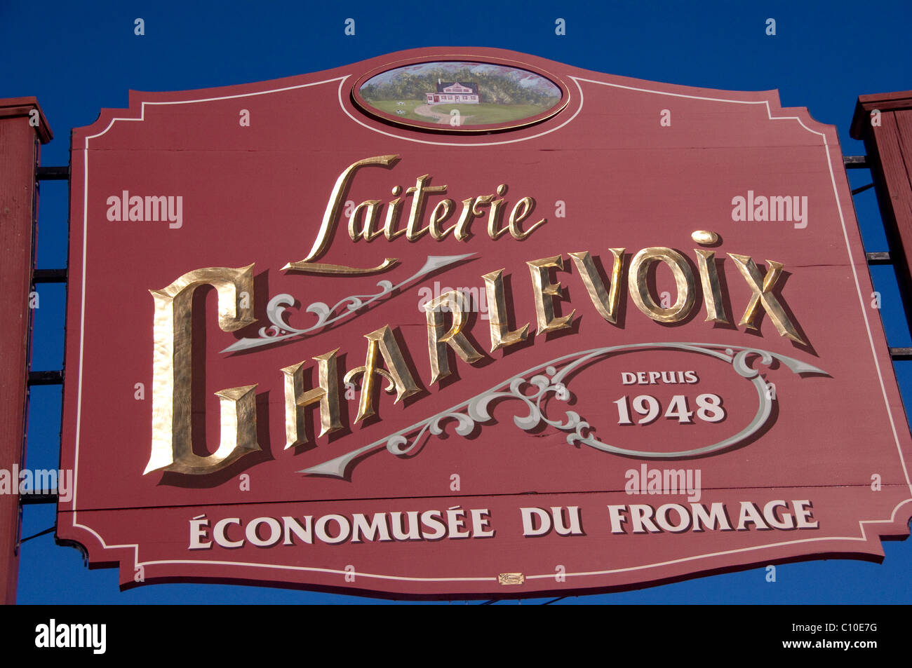 Canada, Quebec, Charlevoix, Baie-Saint-Paul. Economuseum Laiterie ...