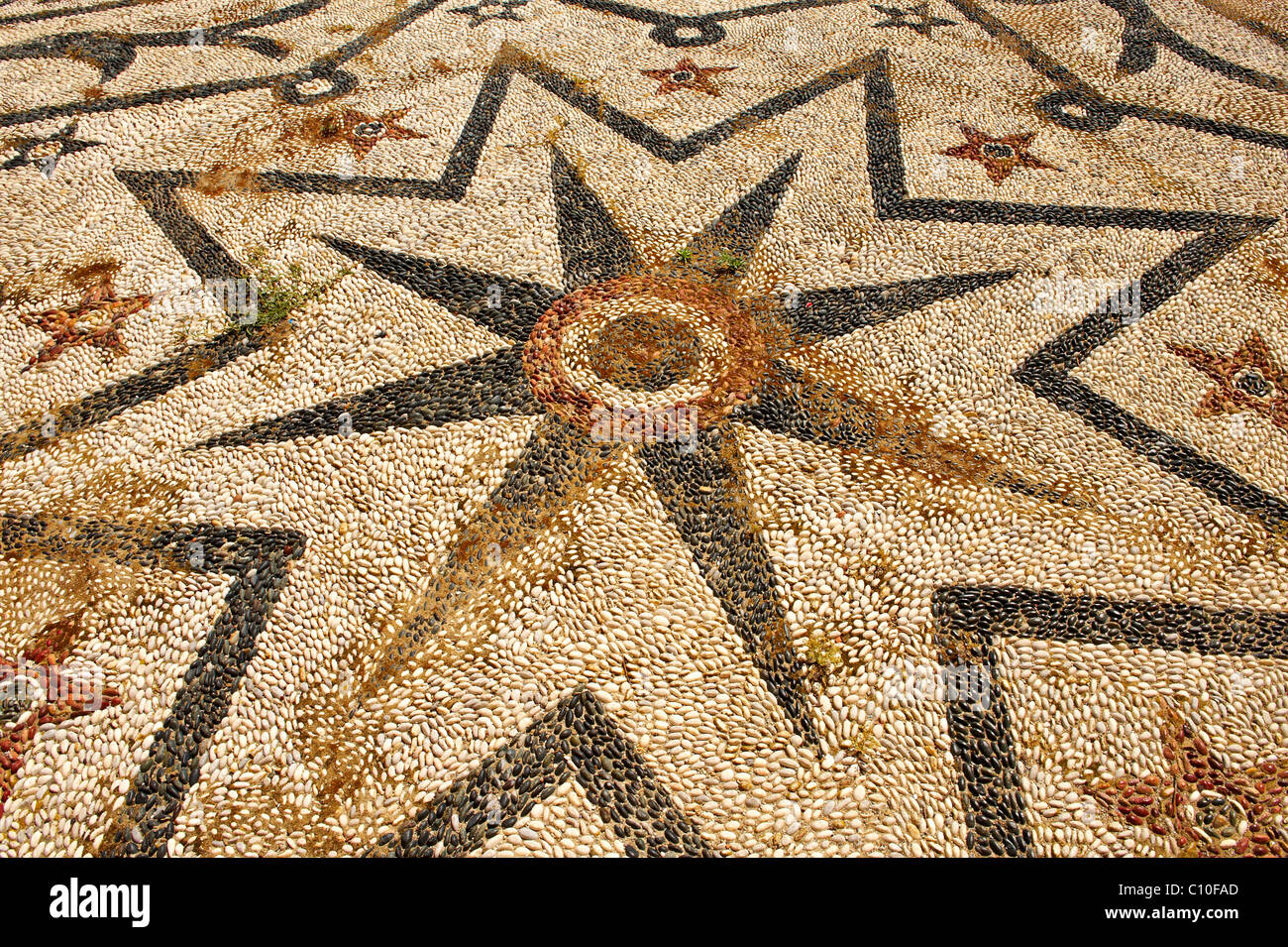 Patterns in the cobble pavement, Ermoupolis, Syros Island [ Σύρος ...