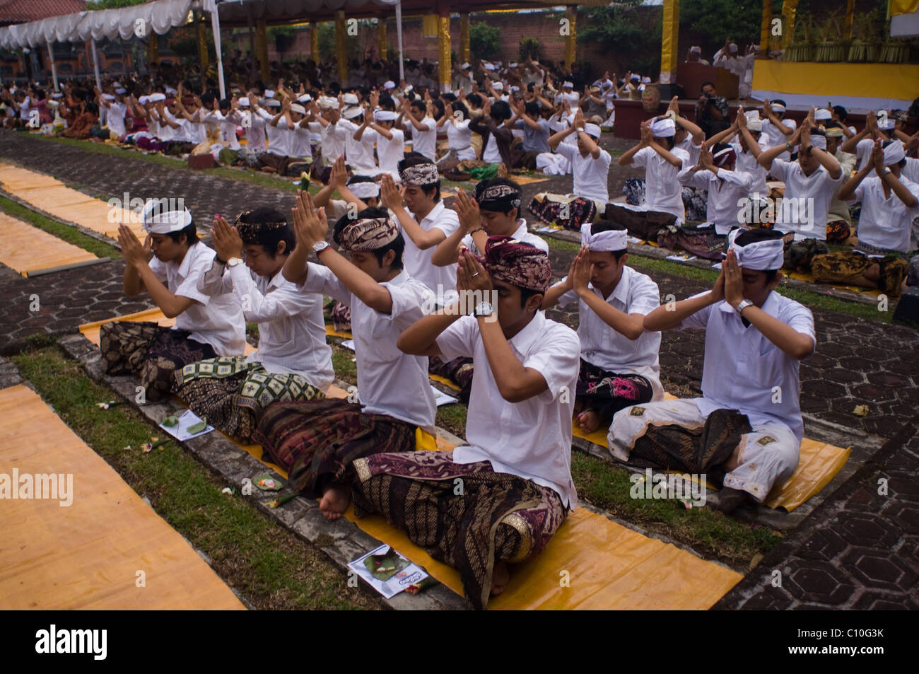 Holy Day of Nyepi Stock Photo - Alamy