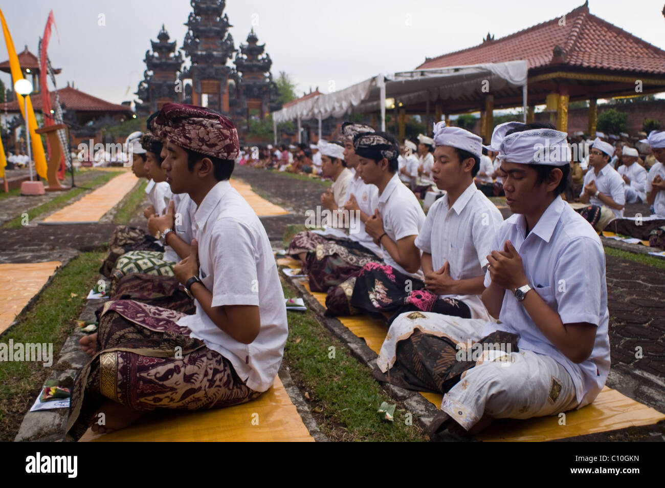 Holy Day of Nyepi Stock Photo - Alamy