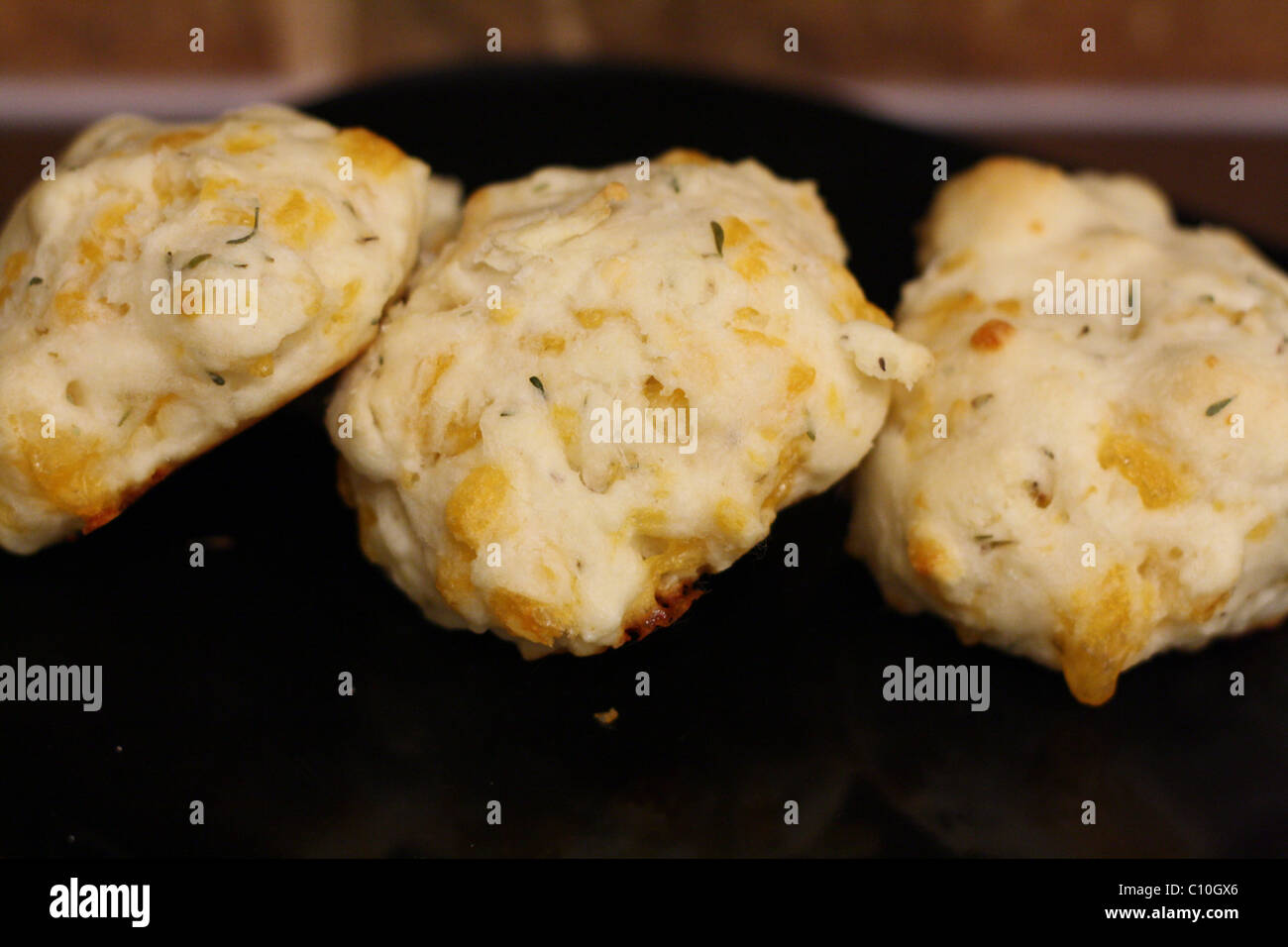 Biscuits on a plate Stock Photo - Alamy