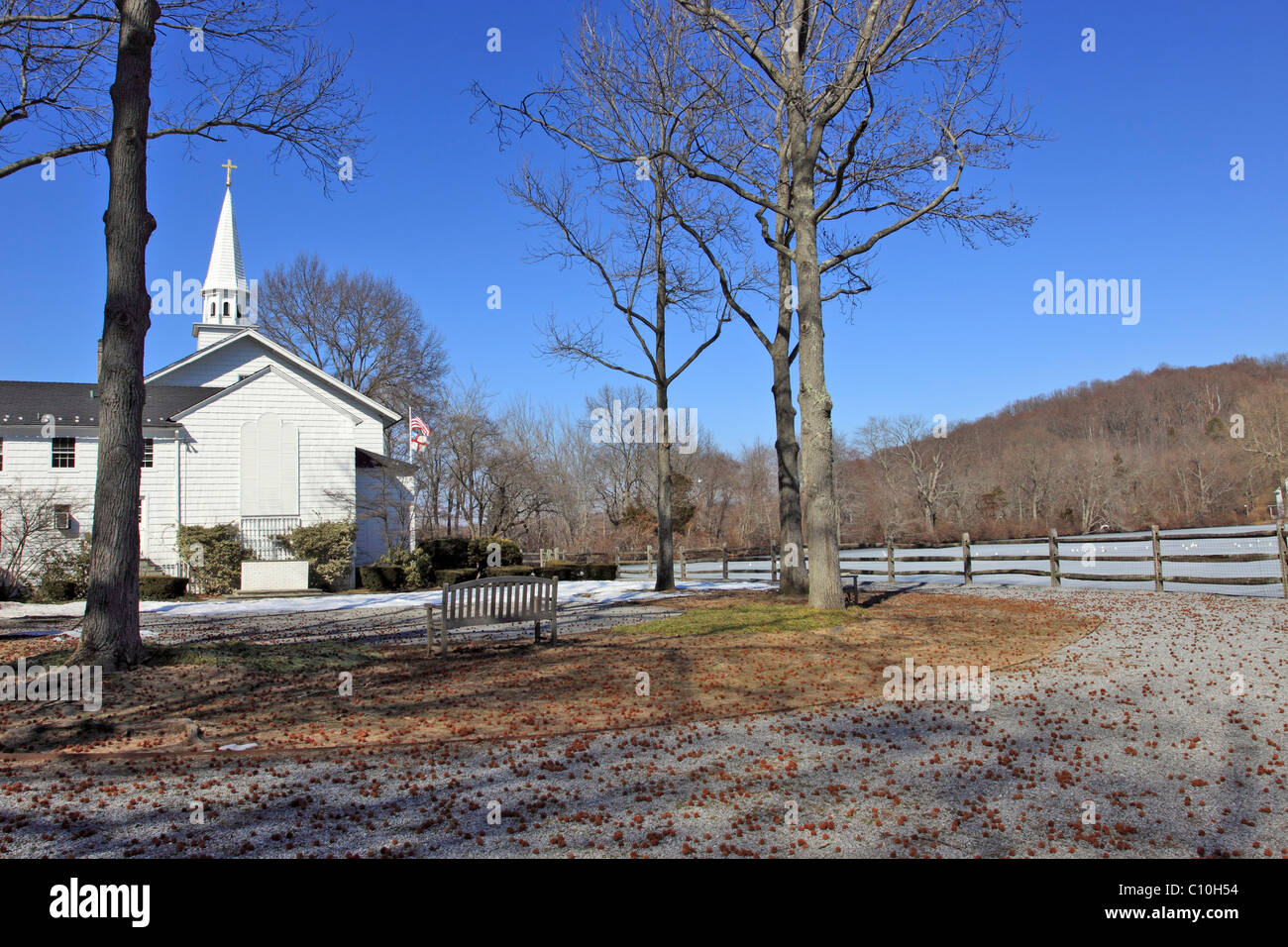 Church, Cold Spring Harbor, Long Island NY Stock Photo - Alamy
