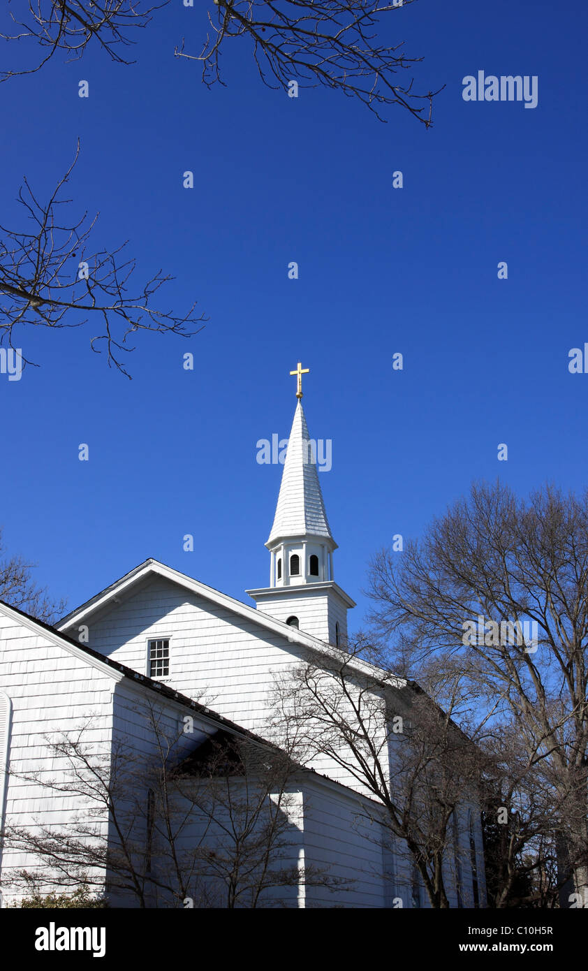 Church, Cold Spring Harbor, Long Island NY Stock Photo - Alamy