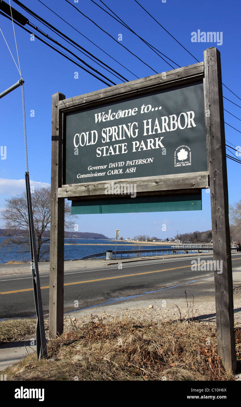 Cold Spring Harbor, Route 25A, Long Island, NY Stock Photo - Alamy