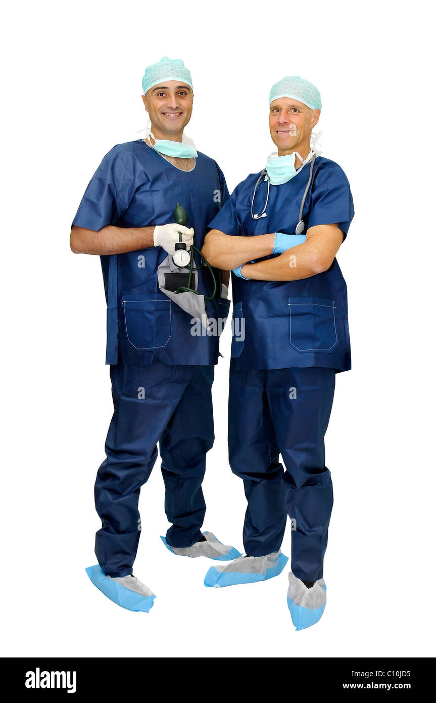 Medical team in uniform Cut Out Stock Images & Pictures - Alamy