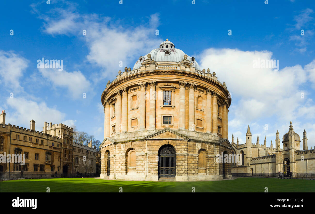 Panorama of Radcliffe Square with Radcliffe Camera, Oxford, Oxfordshire ...