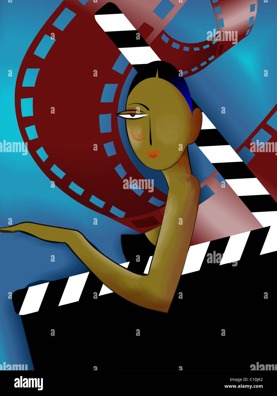 Film slate drawing hi-res stock photography and images - Alamy