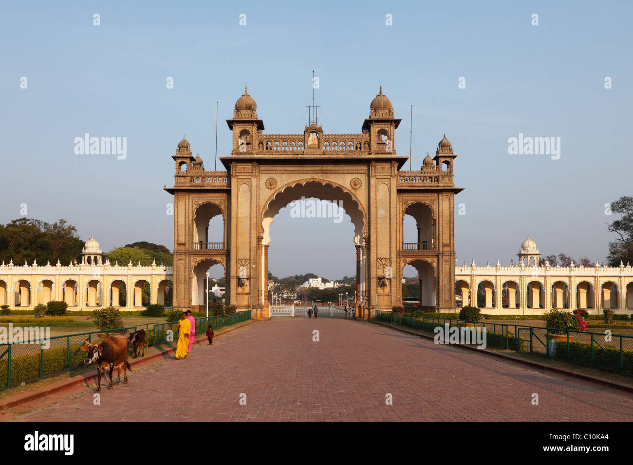 Main gate of Maharaja's Palace, Mysore Palace, Amba Vilas, Karnataka ...