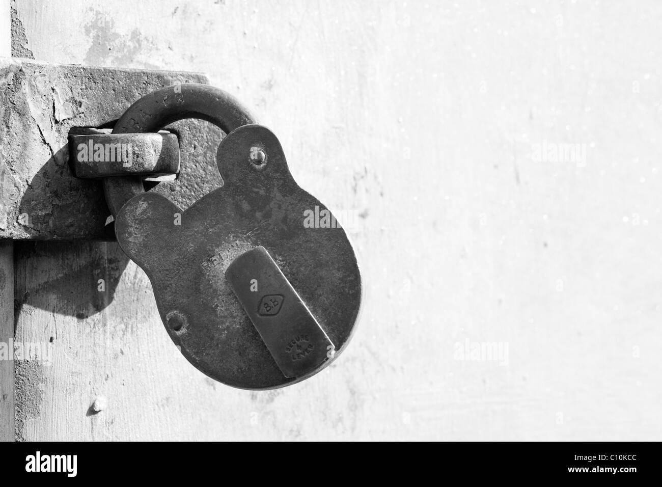 Lock locked Black and White Stock Photos & Images - Alamy