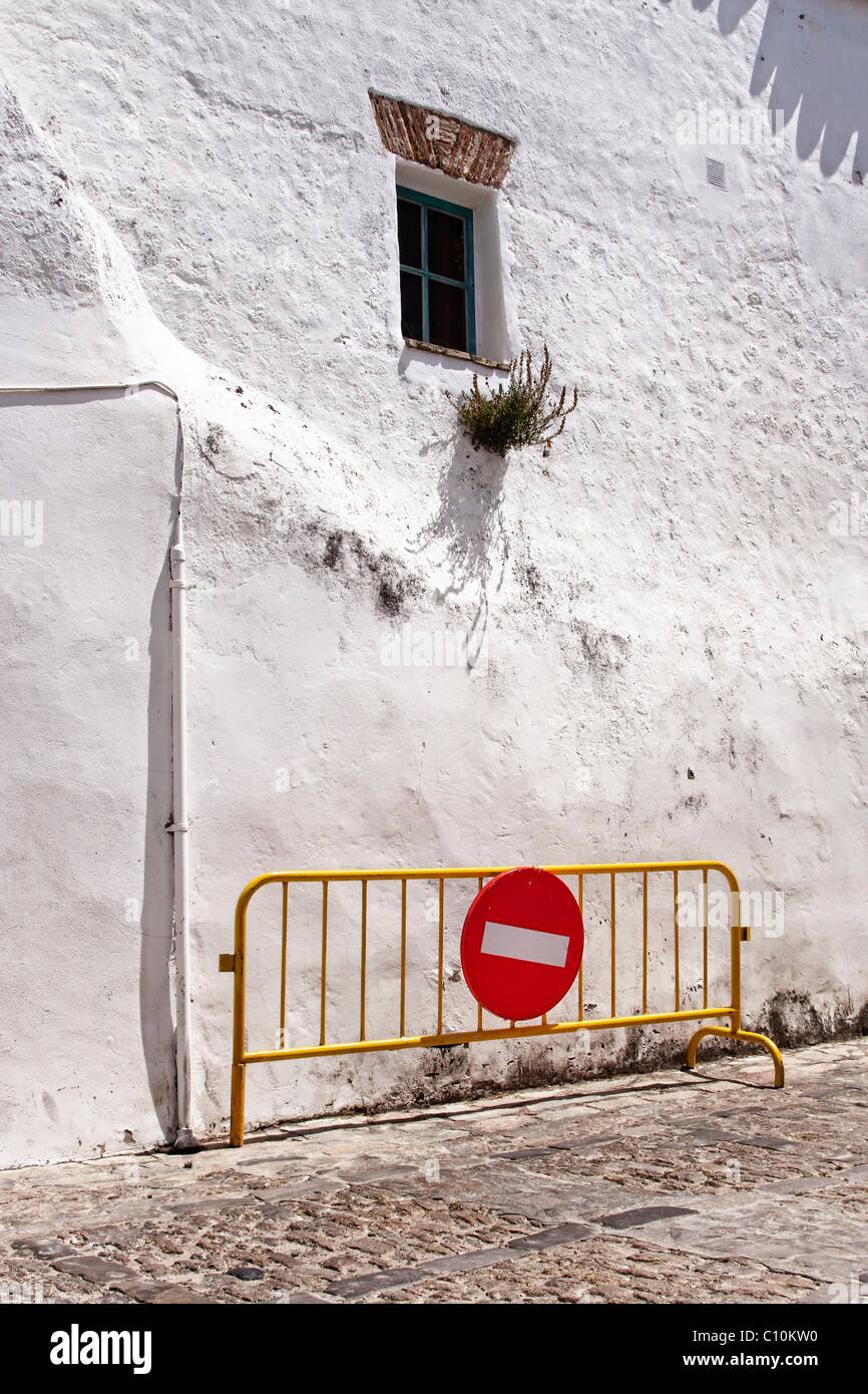 Barrier road signs hi-res stock photography and images - Alamy