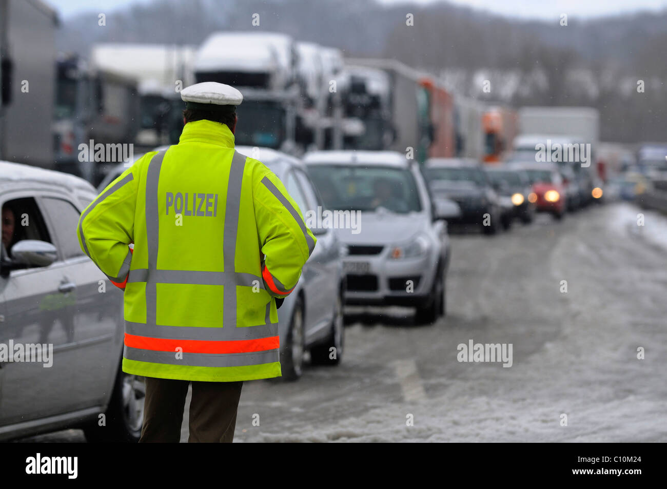 Car blocking the way hi-res stock photography and images - Alamy