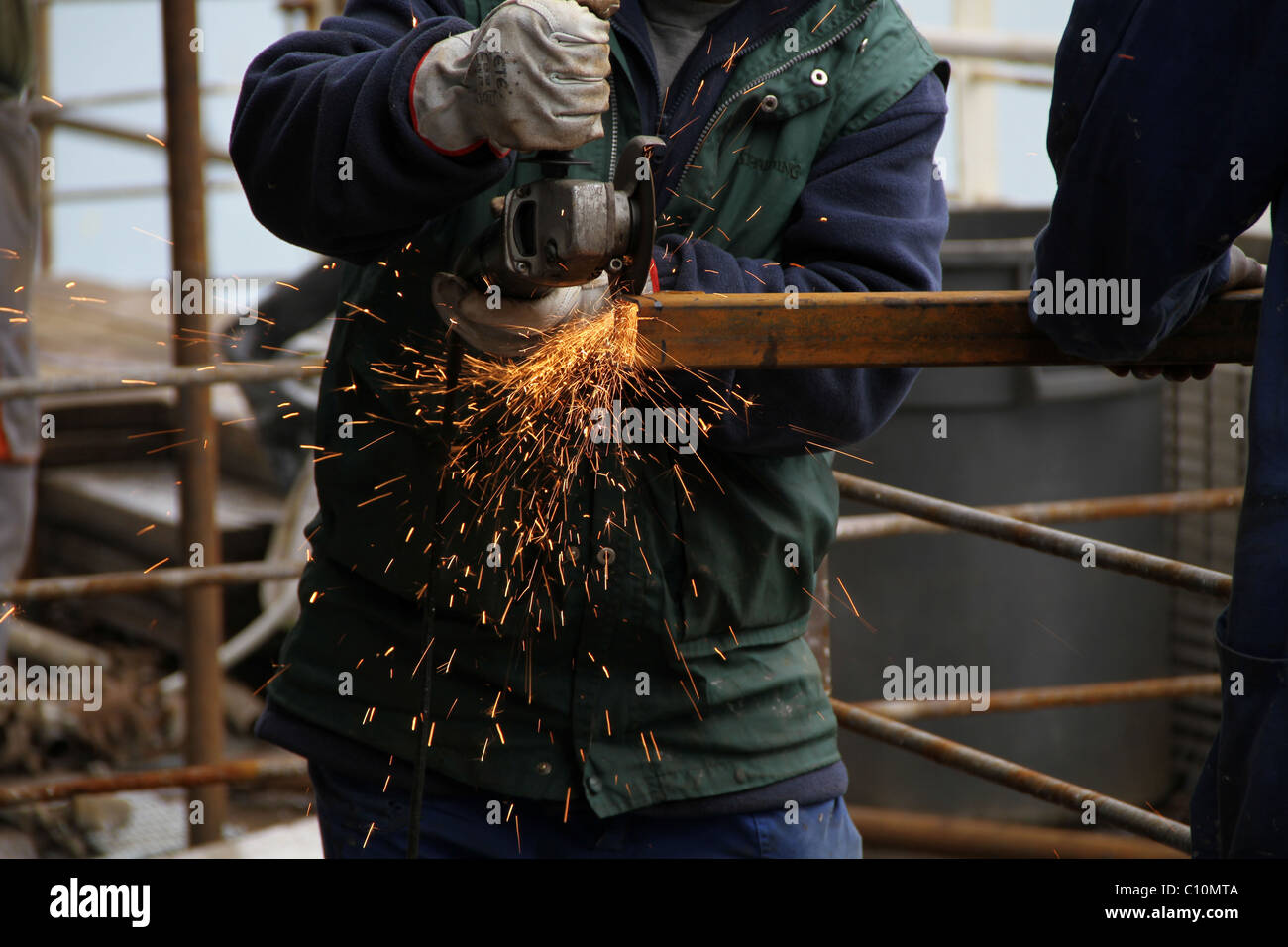 Man at work Stock Photo - Alamy