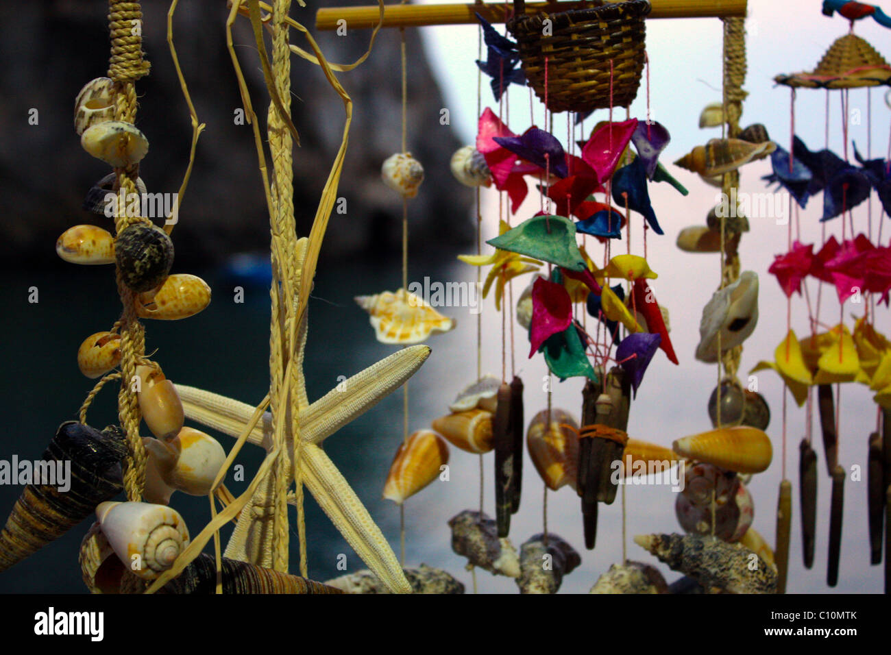 Mobile made out of shells Stock Photo - Alamy