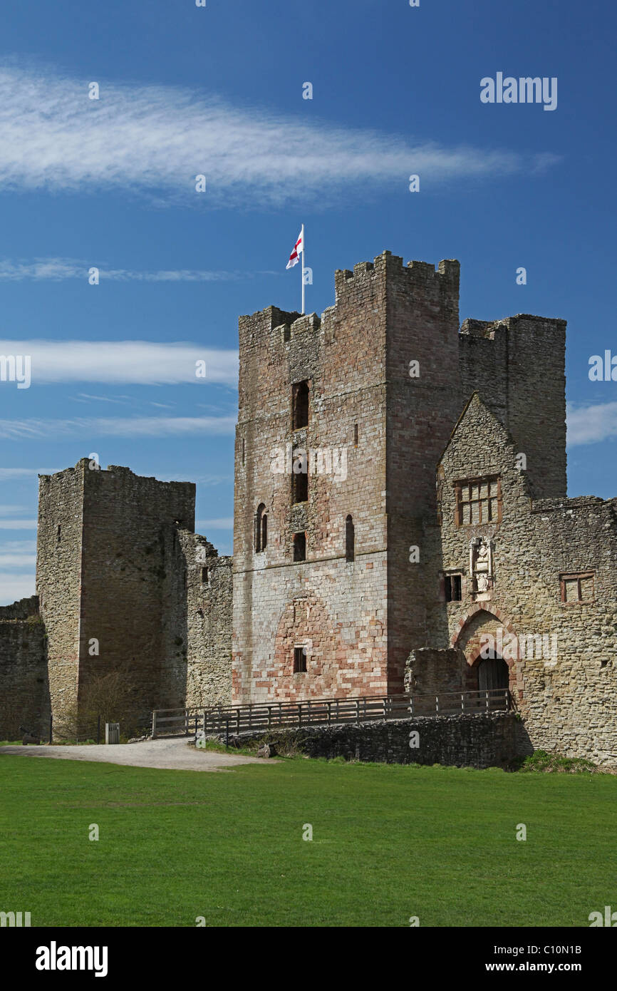 The Keep at Ludlow Castle, Shropshire, England, UK Stock Photo - Alamy