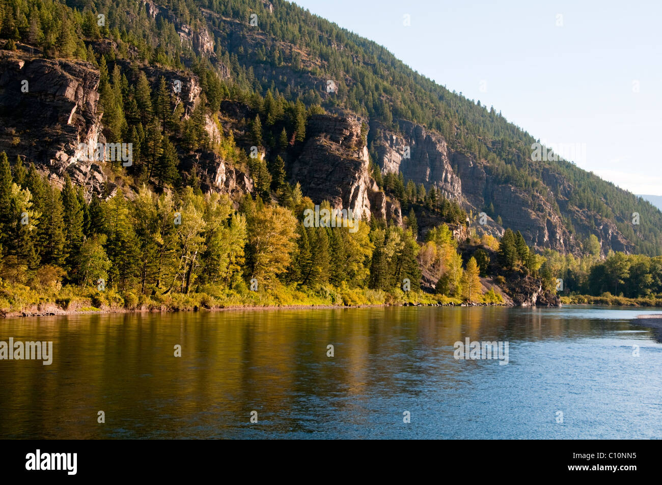 Flathead River,Glacier National Park,Montana,USA Stock Photo - Alamy