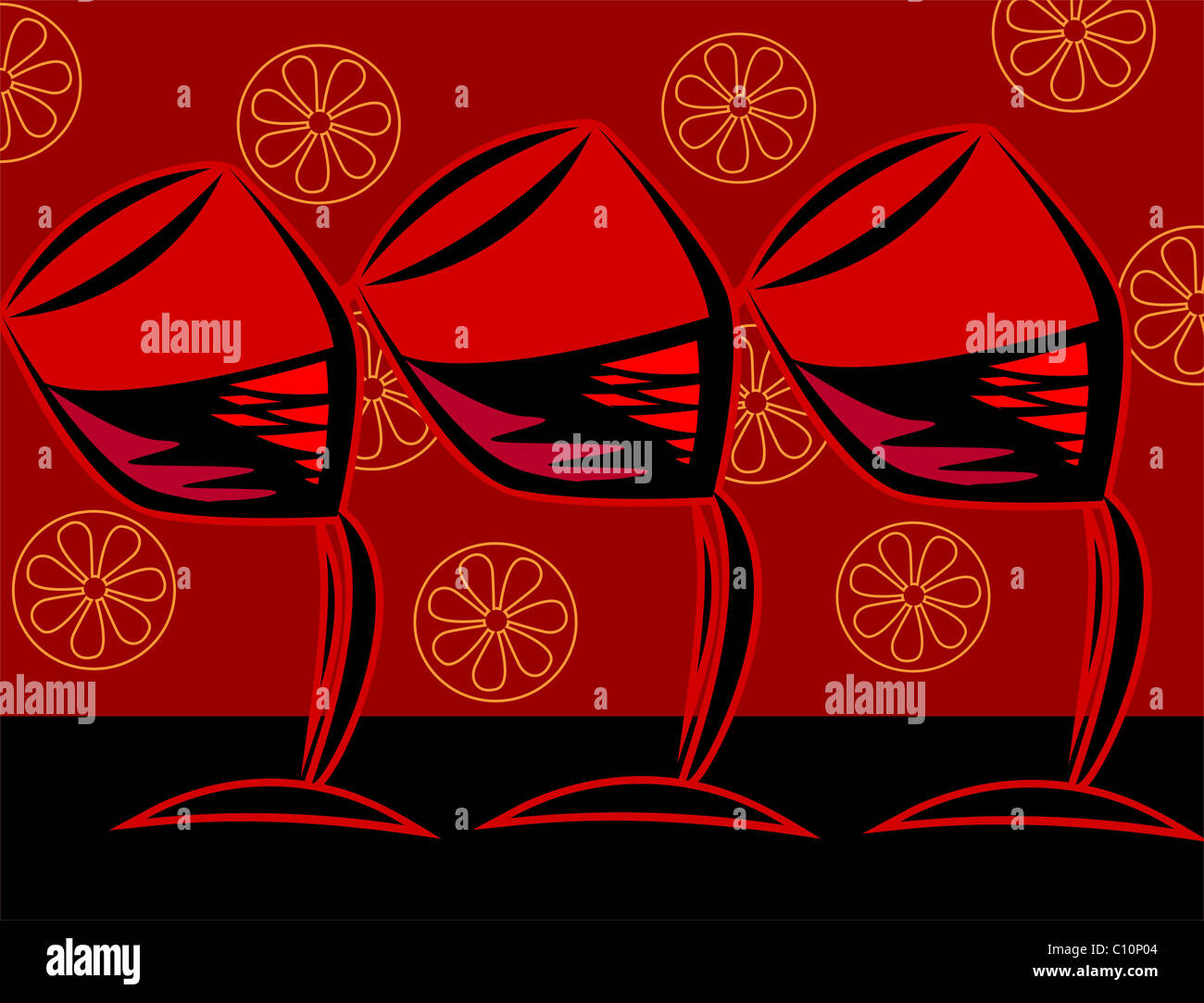 Three goblets hi-res stock photography and images - Alamy
