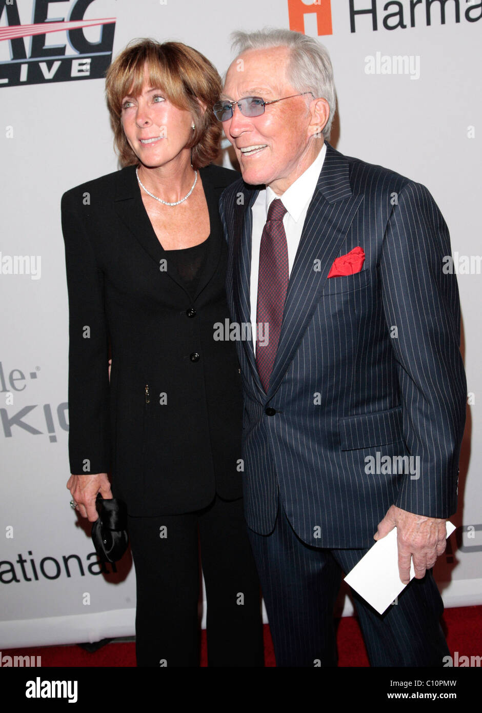 Andy Williams and wife Clive Davis and The Recording Academy present ...