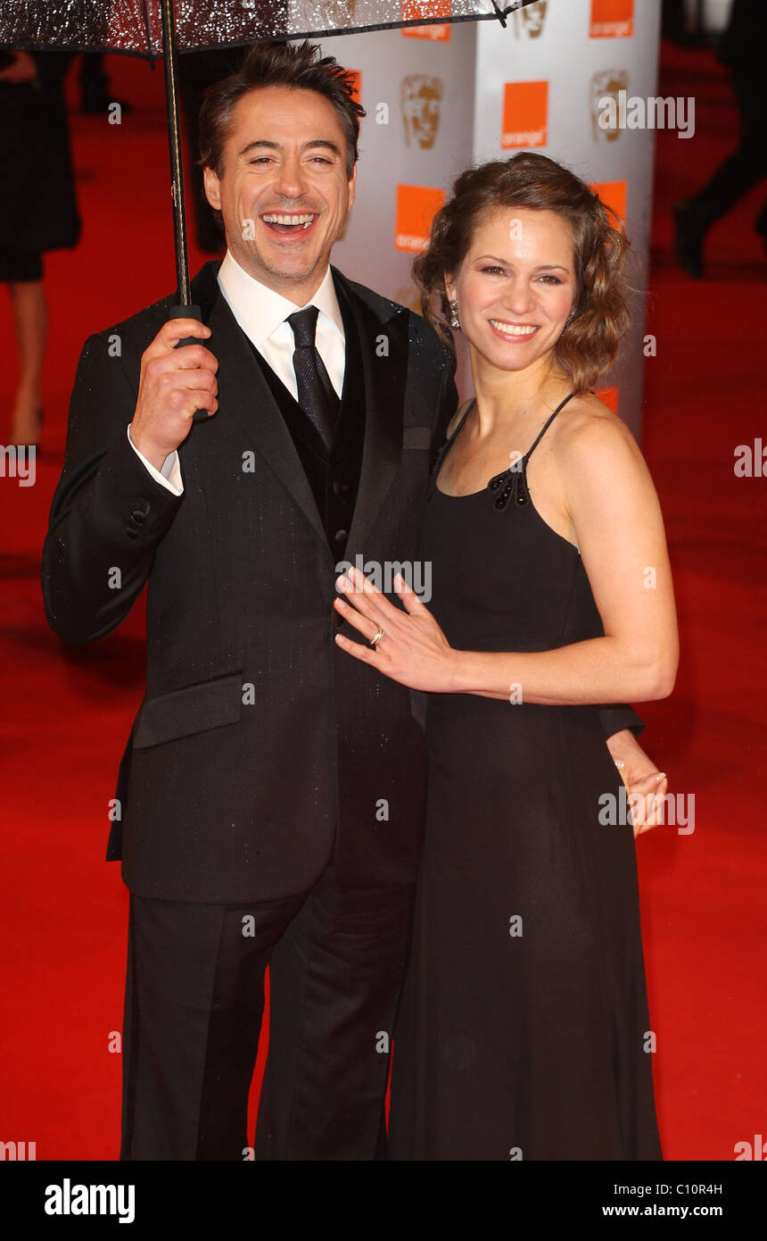 Robert Downey Jr with his wife wife Susan Downey The Orange British ...