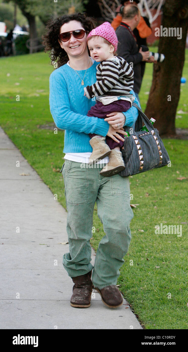 Sara Gilbert And Daughter High Resolution Stock Photography and Images ...