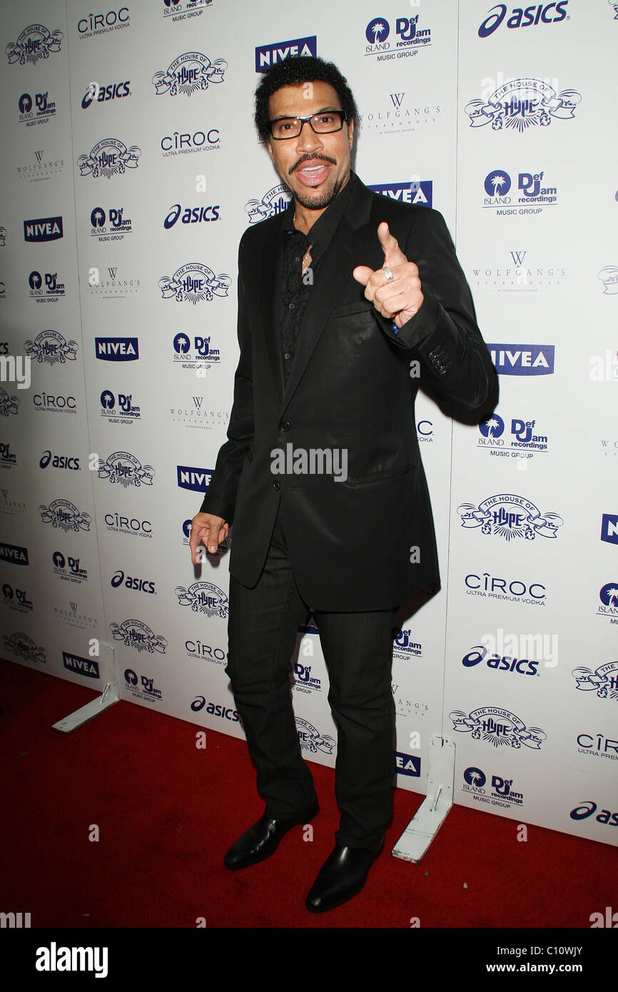 Lionel Richie House of Hype Island Def Jam GRAMMY After Party Held At ...