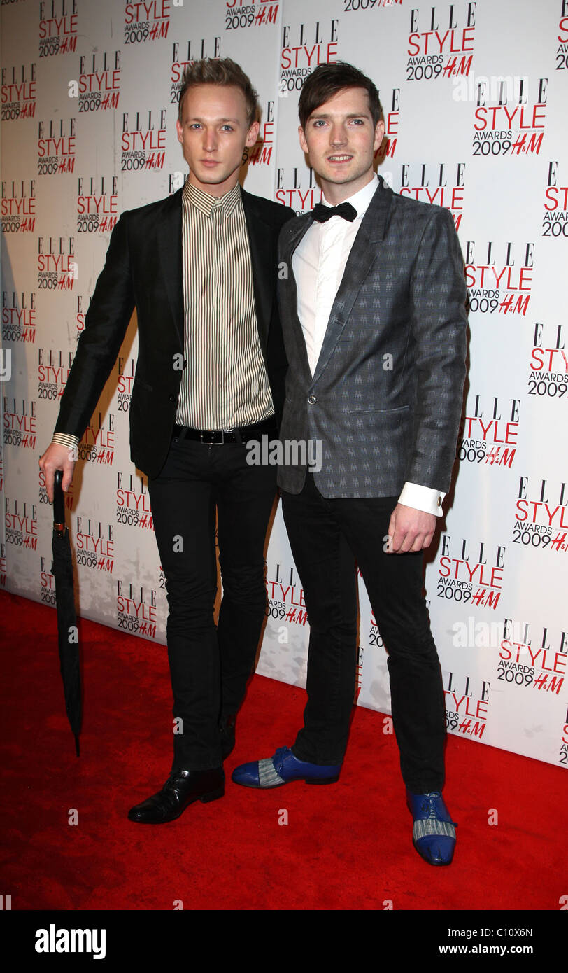 Dan Gillespie-Sells of The Feeling and guest Elle Style Awards held at ...
