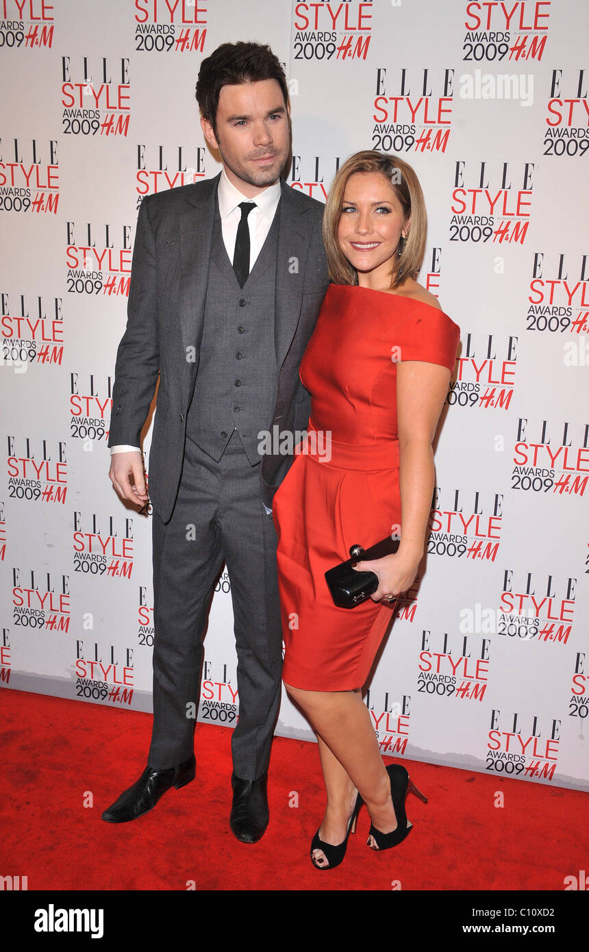 Dave Berry and Heidi Range Elle Style Awards held at Big Sky London ...