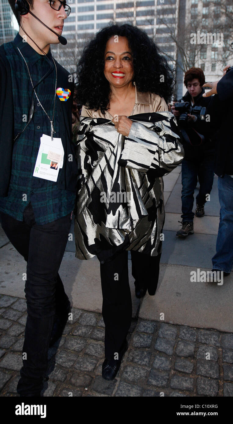 Diana Ross Mercedes-Benz IMG New York Fashion Week Fall 2009 - Herve ...