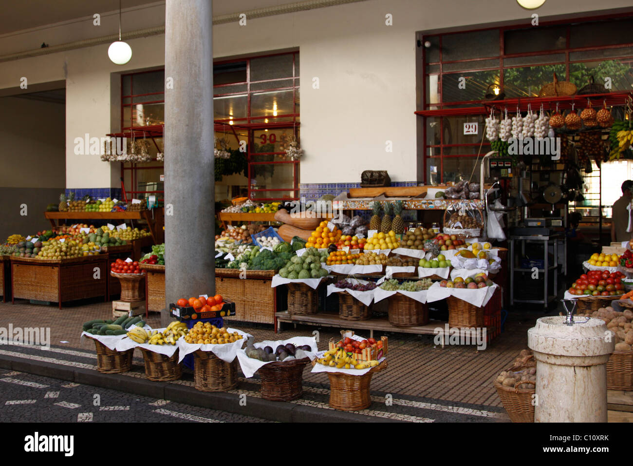 Funchal Madeira Indoor Market Mercado High Resolution Stock Photography ...