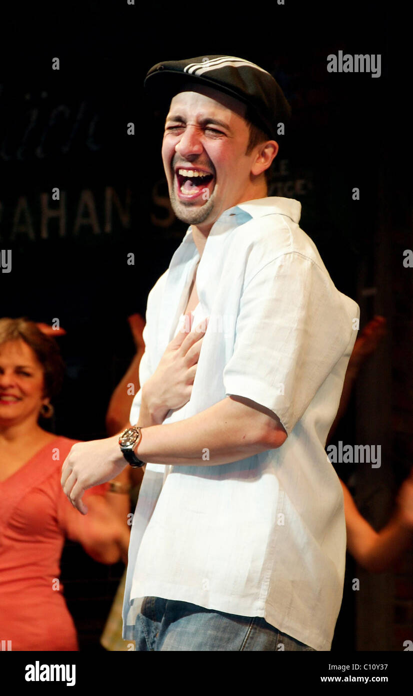 Lin-Manuel Miranda's final performance in the Broadway musical 'In The ...