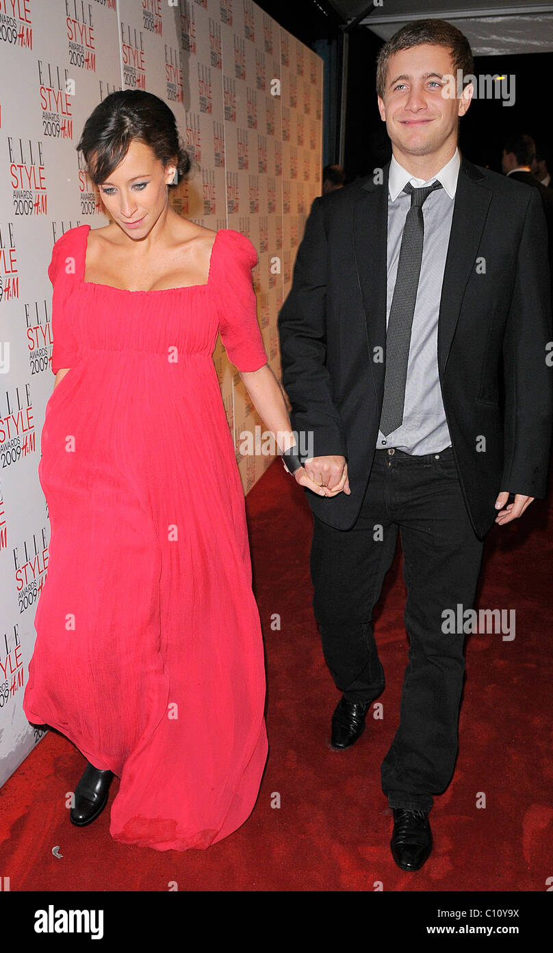 Leah Wood and Tyrone Wood Elle Style Awards 2009 held at Big Sky London ...