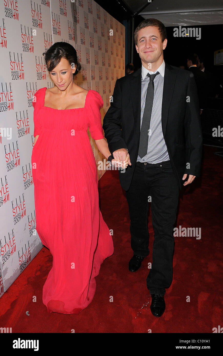 Leah Wood And Tyrone Wood Elle Style Awards 2009 Held At Big Sky London Departures London