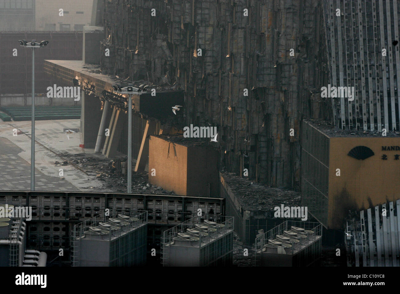 AFTERMATH OF HOTEL FIRE This is the aftermath after a swanky new hotel ...