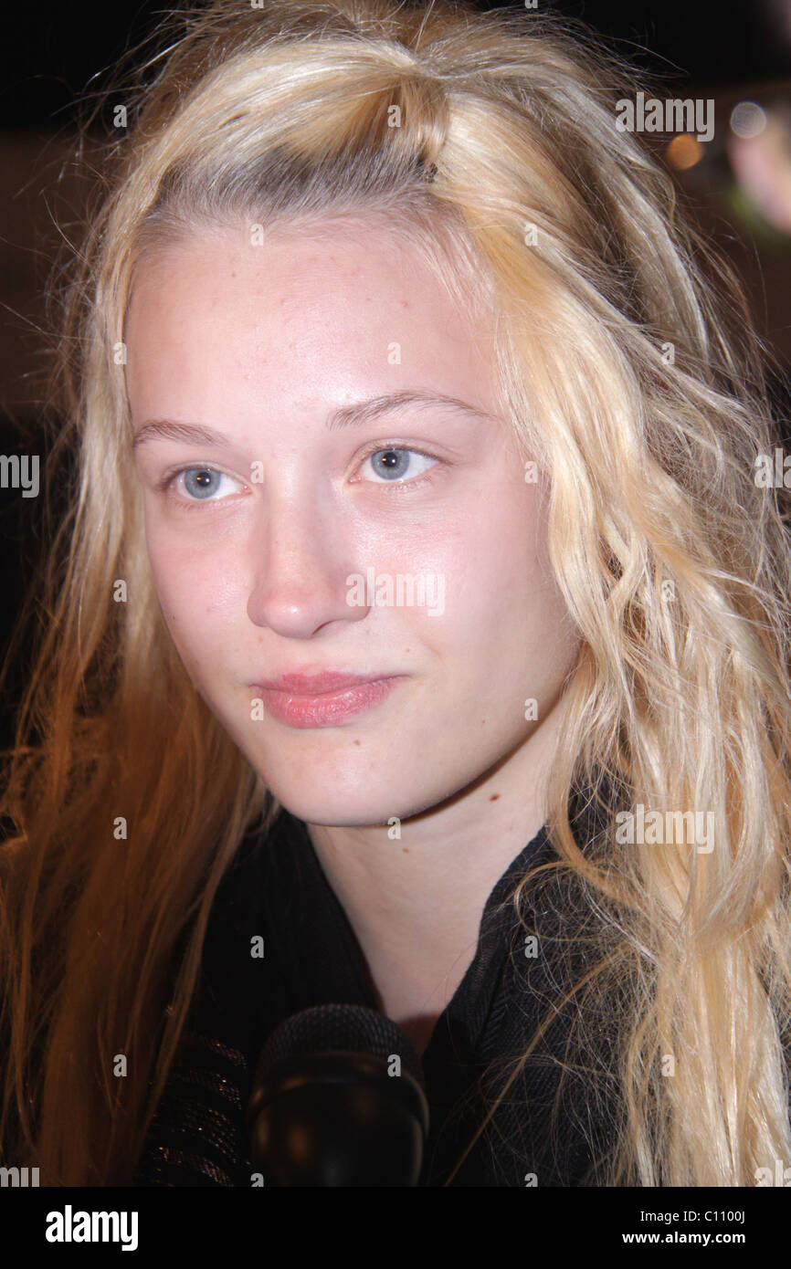 A contestant in 'Germany's Next Topmodel' Mercedes-Benz IMG New York ...