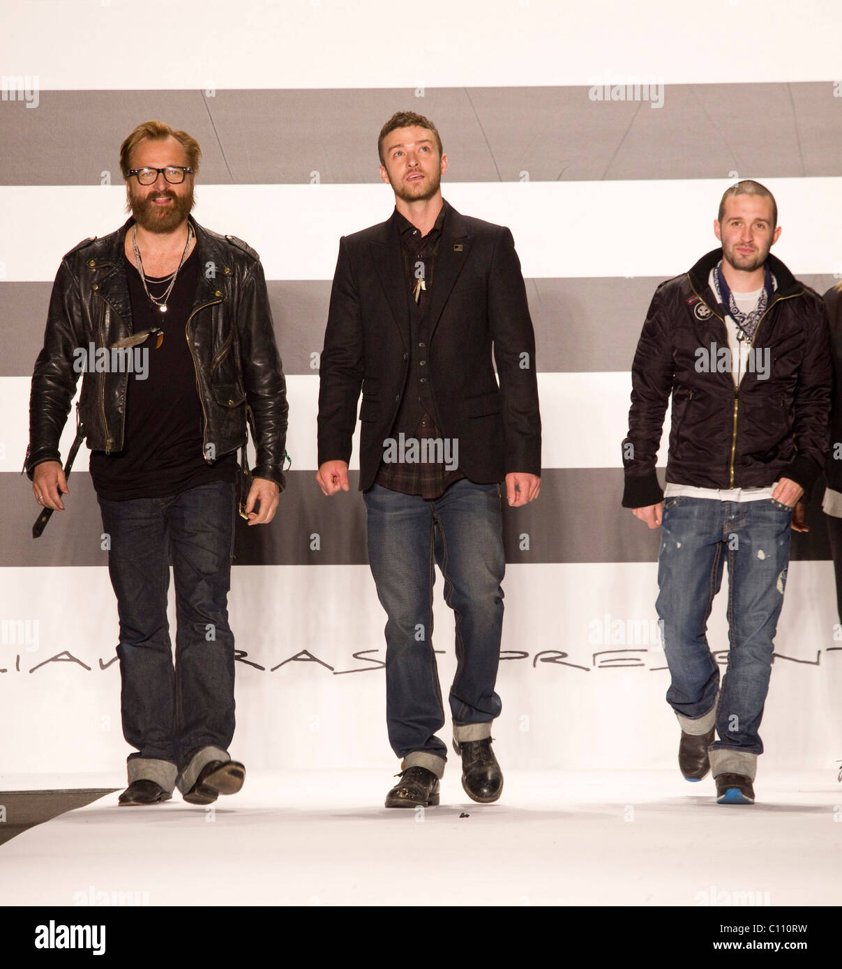 Johan Lindeberg, Justin Timberlake and Trace Ayala Mercedes-Benz IMG ...