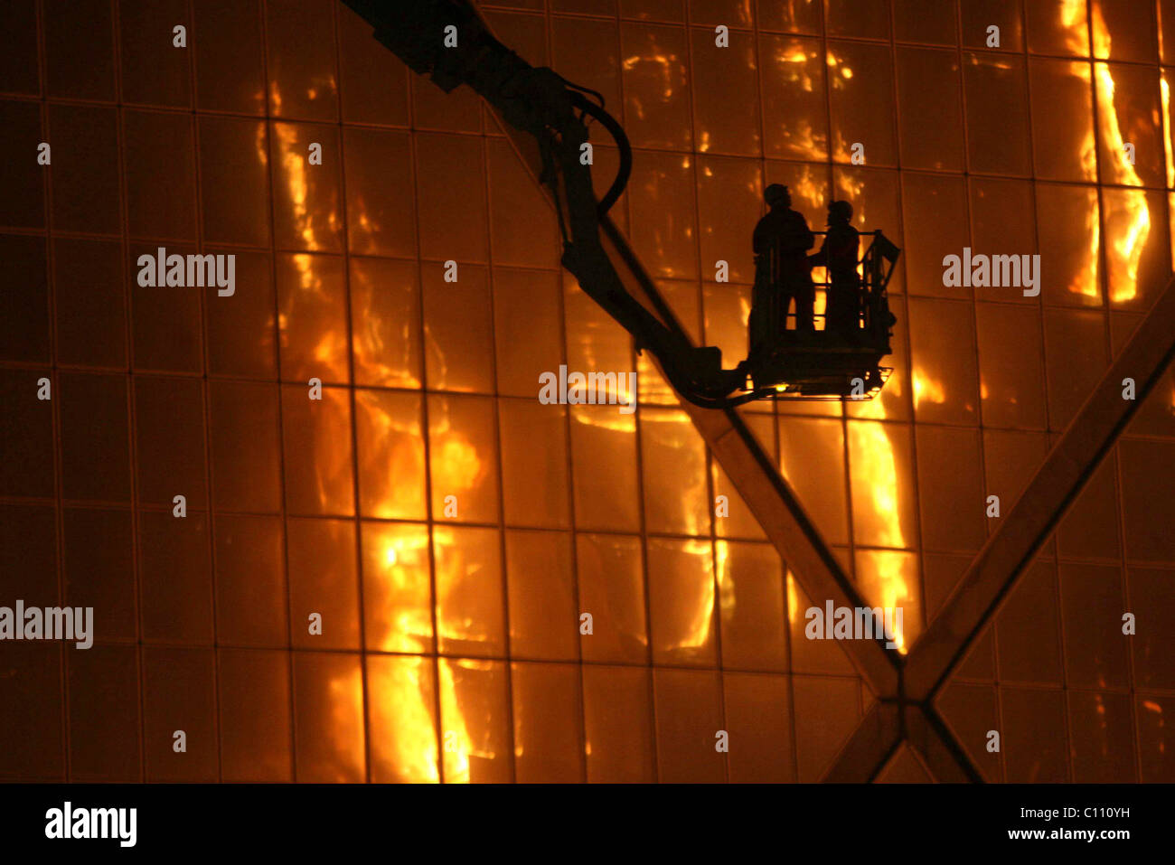 FIRE WRECKS HOTEL AT GRAND OPENING This is the dramatic moment a swanky ...