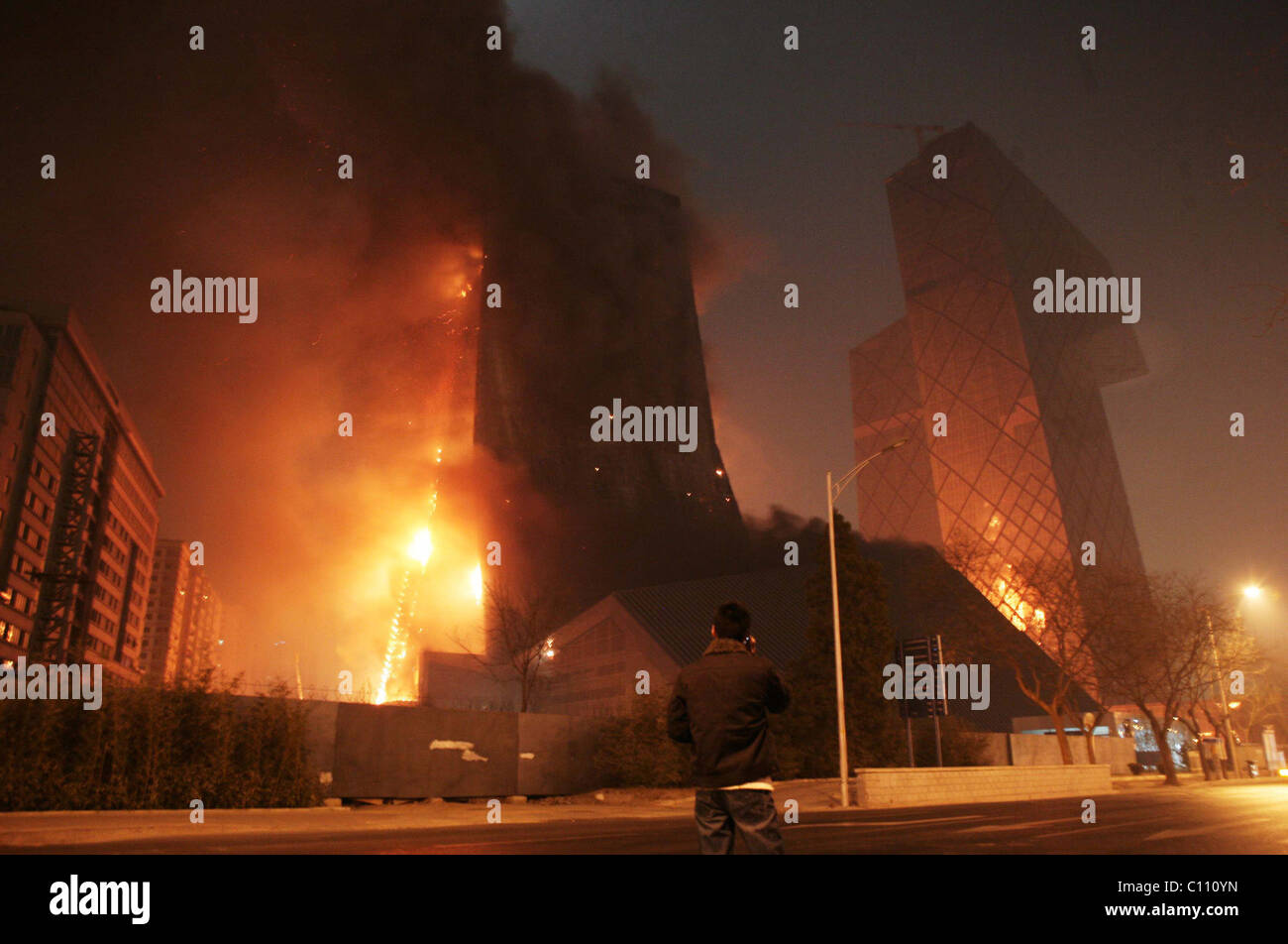 FIRE WRECKS HOTEL AT GRAND OPENING This is the dramatic moment a swanky ...
