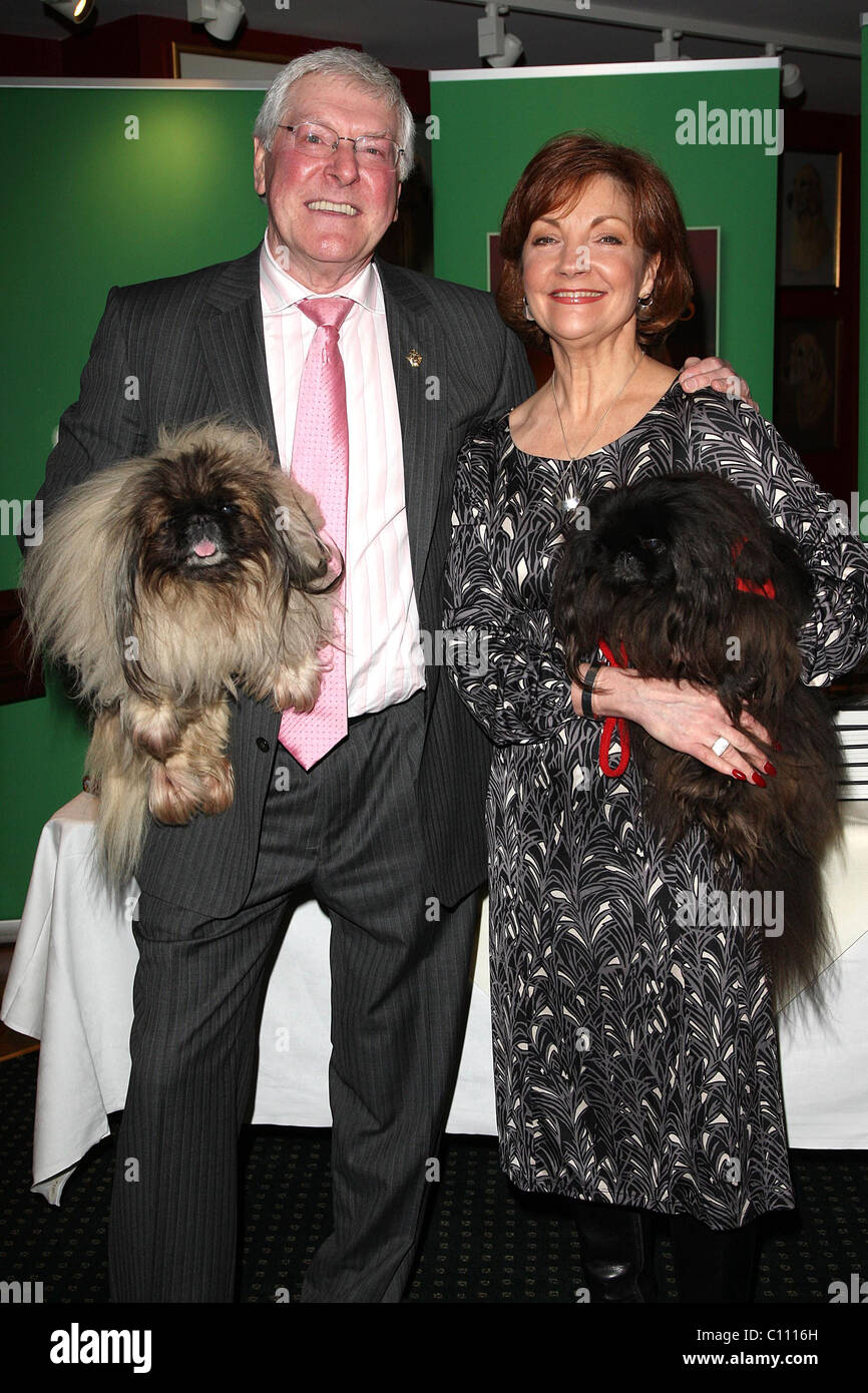 Peter Purves with his wife Gilly Fraser Peter Purves launches his book ...