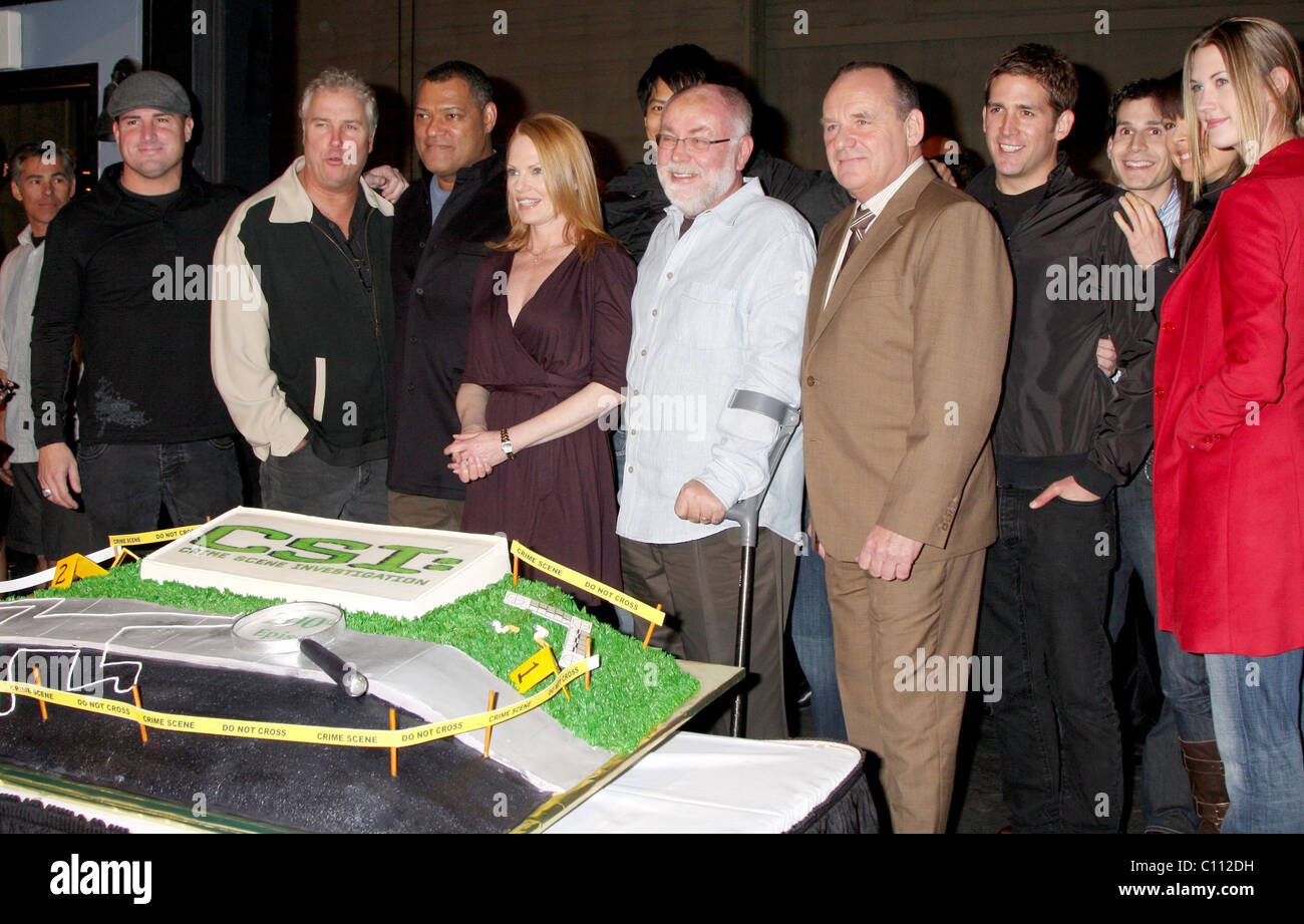 George Eads, William Petersen, Lawrence Fishburne , Marg Helgenberger ...