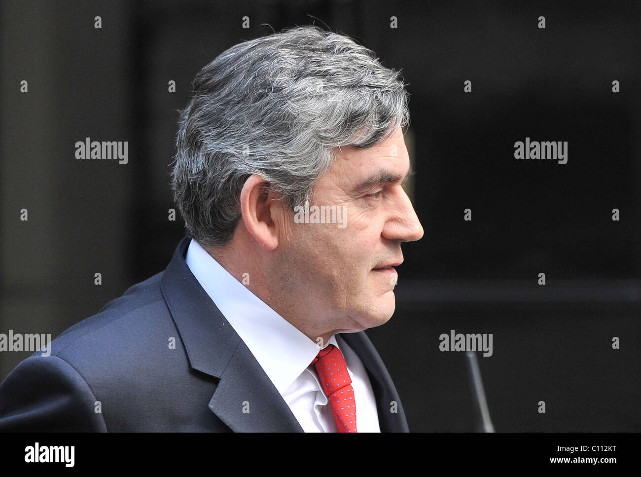 PM Gordon Brown Leaves 10 Downing Street to attend Prime Minister's ...