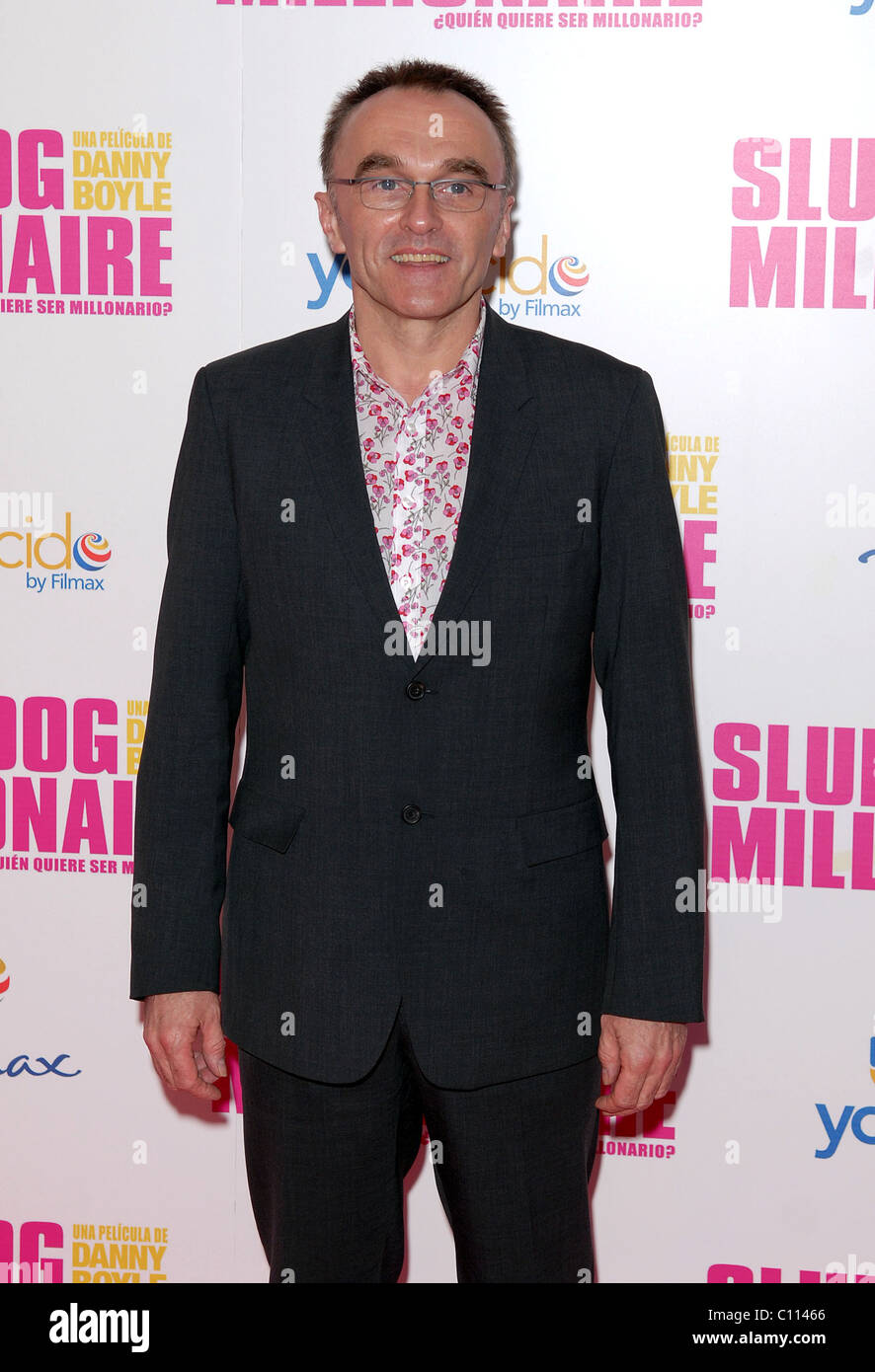 Director Danny Boyle Spanish premiere of 'Slumdog Millionaire ...