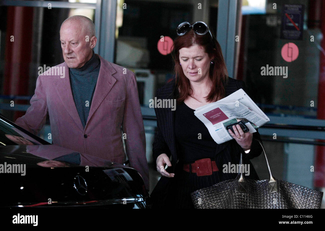 Architect Norman Foster attends the ARCO Contemporary Art Fair with his ...