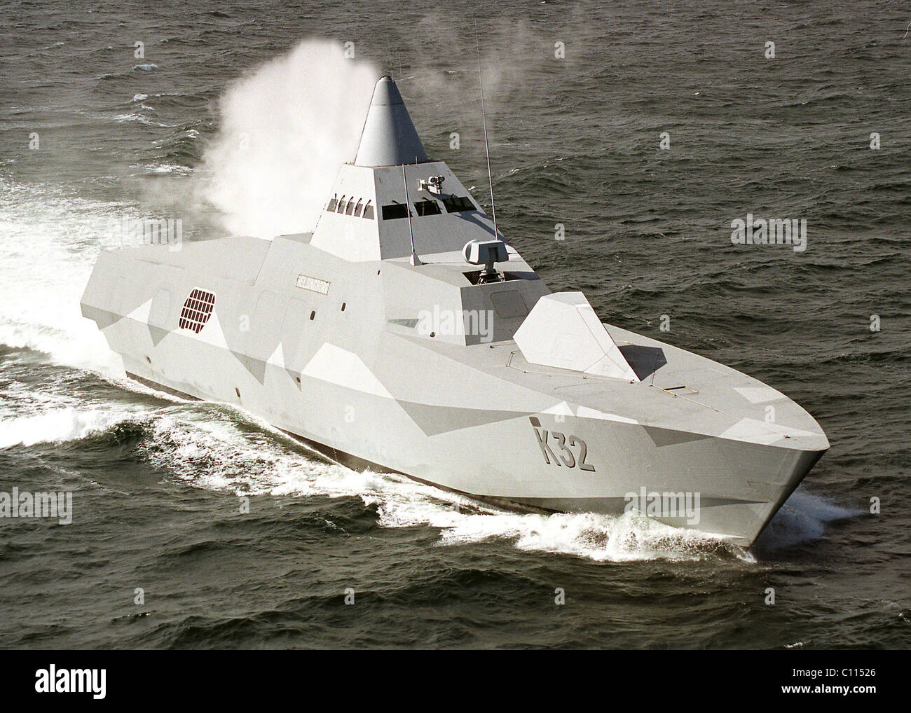 World's first true stealth warship The Swedish Navy has unveiled its ...