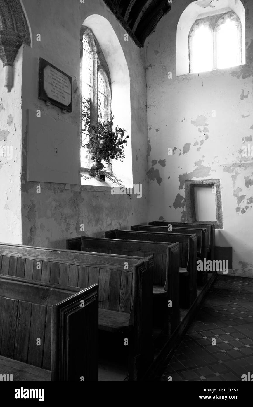 Church of St. Nicholas and St. Cyriac, South Pool, Devon Stock Photo ...